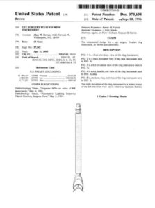 Eye Surgery Fixation Ring Instrument-Patent Number 373634 - Surgical ...